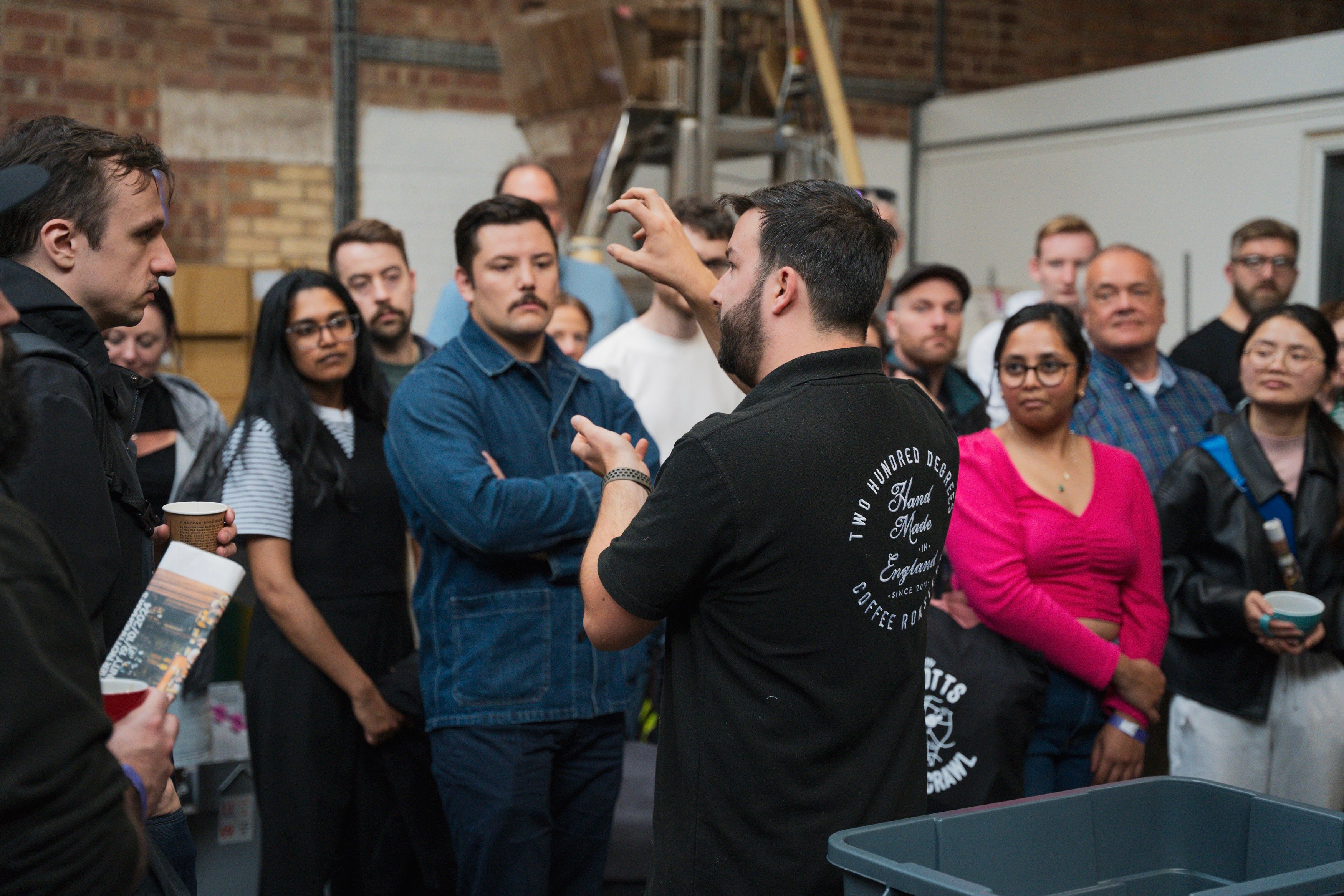 Roaster Demonstration – 200 Degrees Coffee